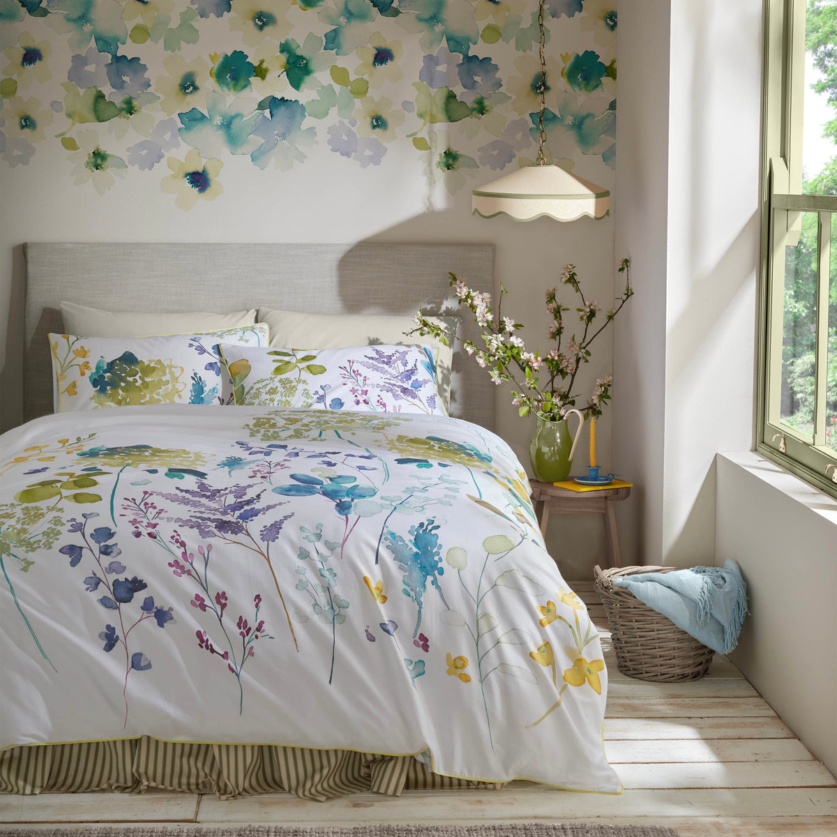Botanical Duvet Cover Set – Bluebellgray