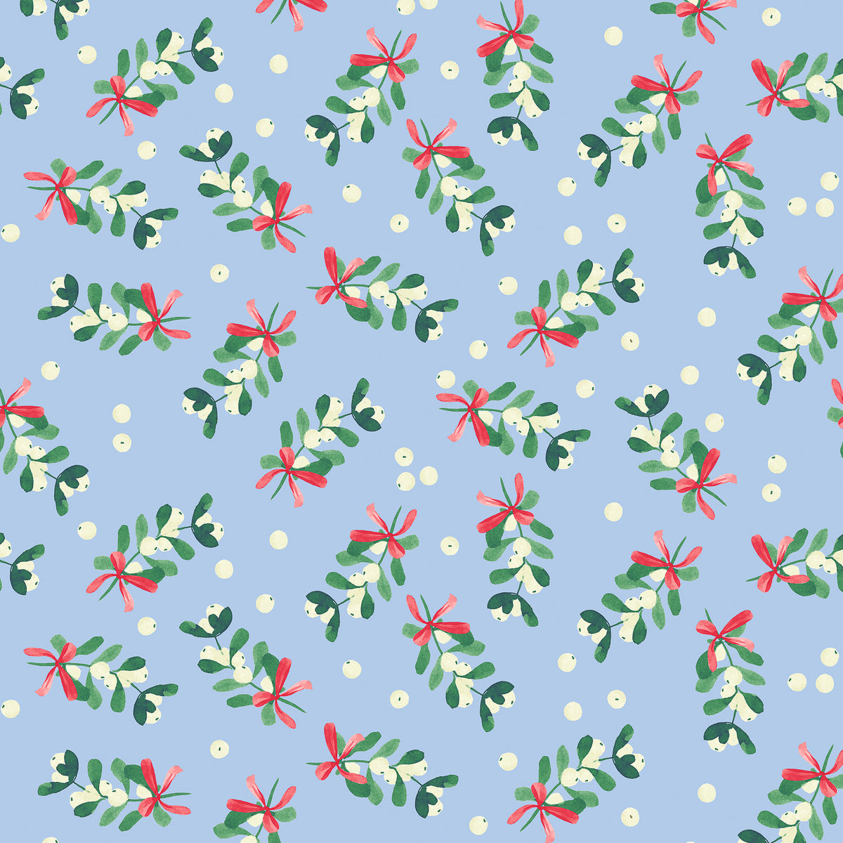 Mistletoe Icicle Craft Fabric – Bluebellgray