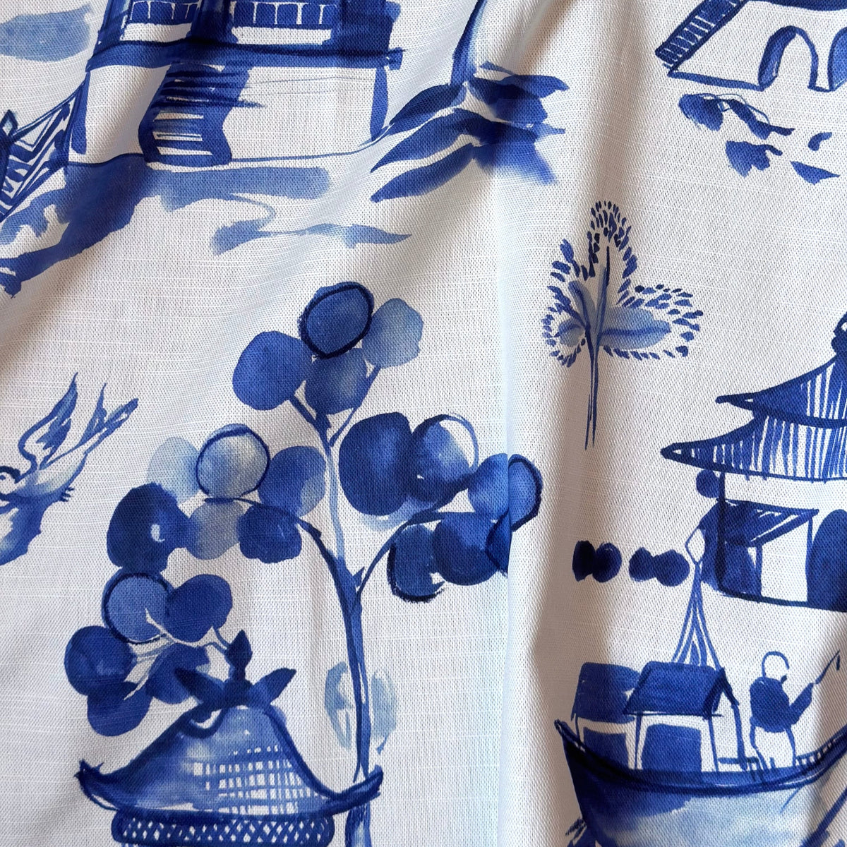 Willow Fabric Sample - Bluebellgray