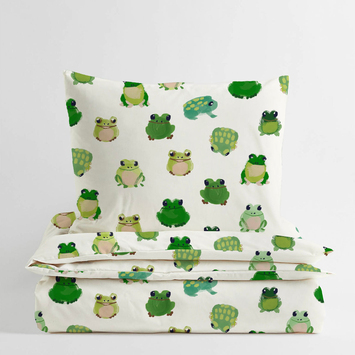 Wee Blue Bell Ribbit! Duvet Cover Set – Bluebellgray