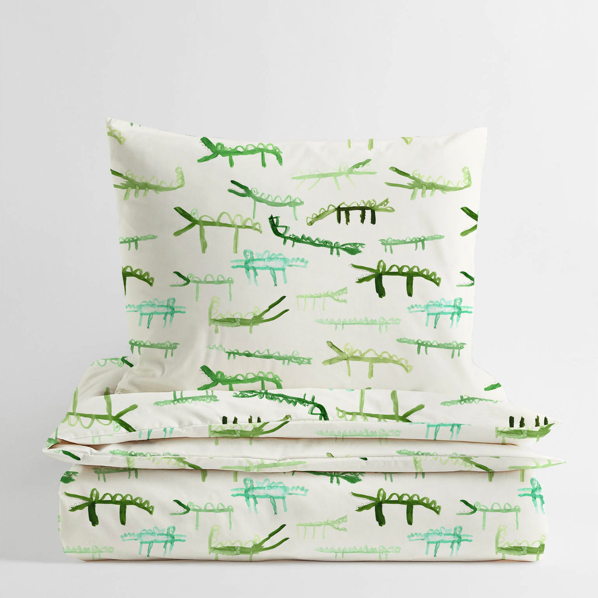 Wee Blue Bell Stick Crocs Duvet Cover Set – Bluebellgray