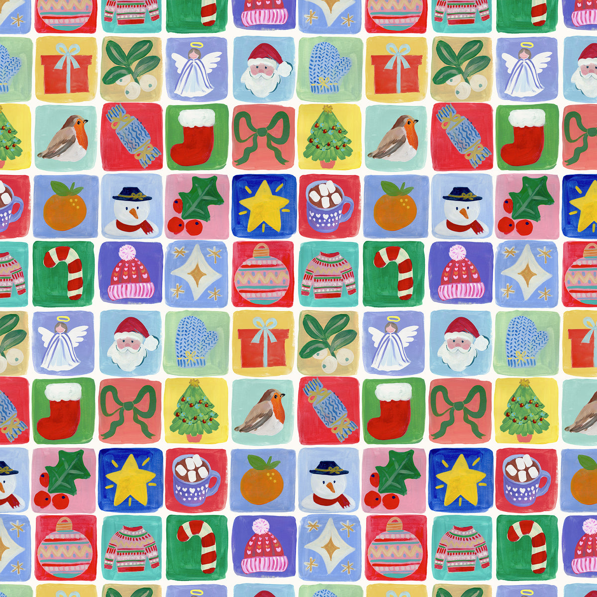 Wee Blue Bell Christmas Eve Magic Craft Fabric – Bluebellgray
