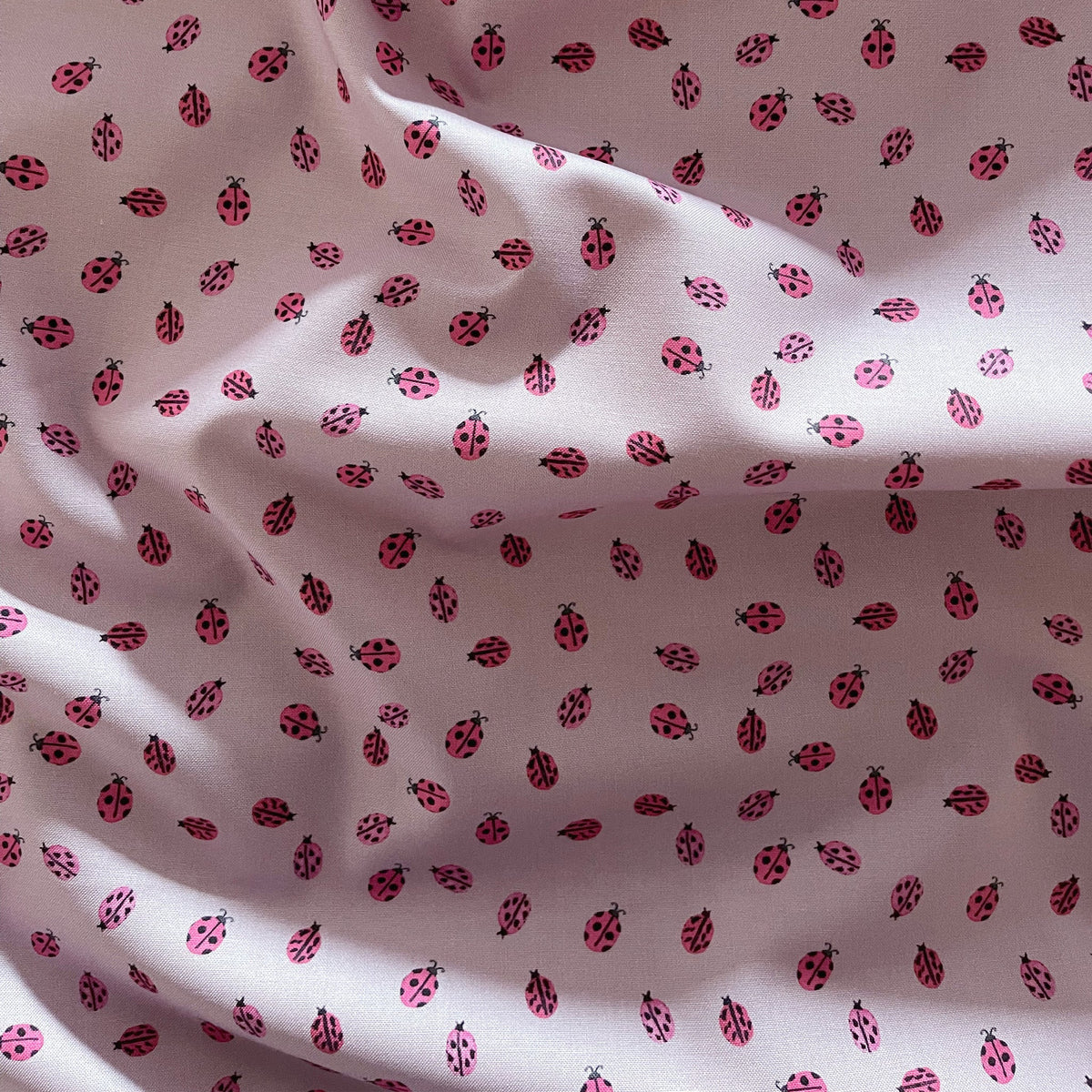 Wee Blue Bell Ladybird Lilac Craft Fabric – Bluebellgray