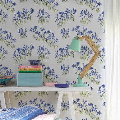 Bunch of Bluebells A4 Wallpaper Sample – Bluebellgray