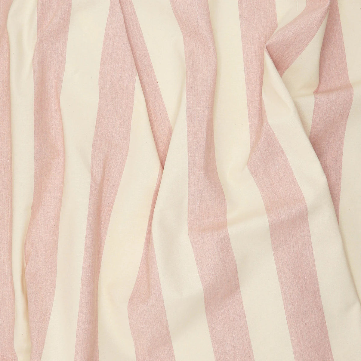 Wide Stripe Pink Fabric Sample - Bluebellgray